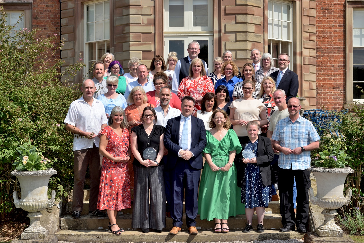 Long-serving staff are honoured for their dedication - Telford College